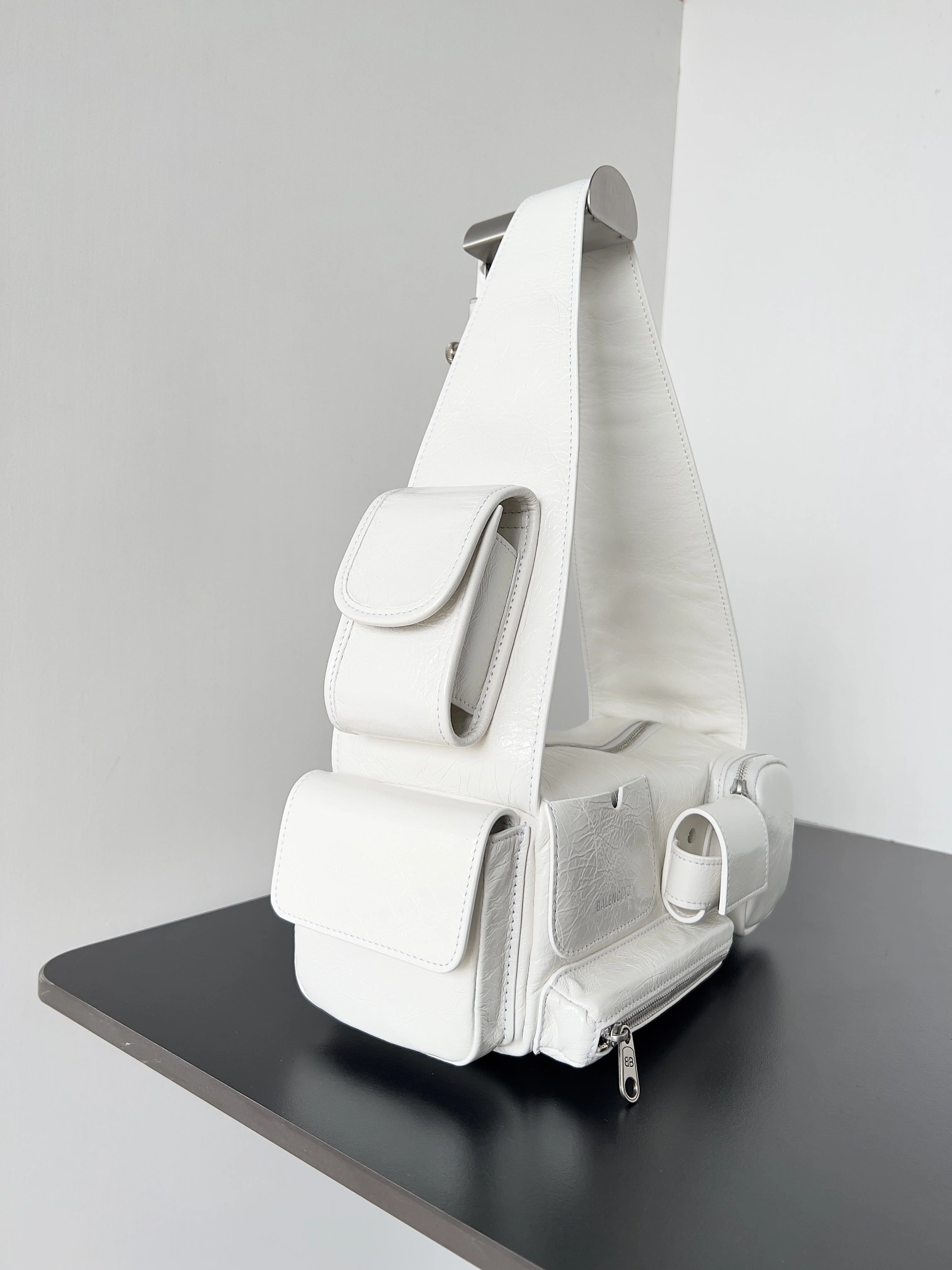 Economical Balenciaga Retro Sheepskin Multi-Functional Punk Tote Bag