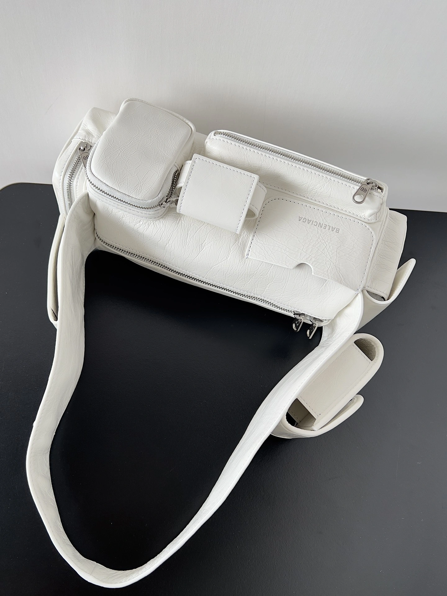 Economical Balenciaga Retro Sheepskin Multi-Functional Punk Tote Bag