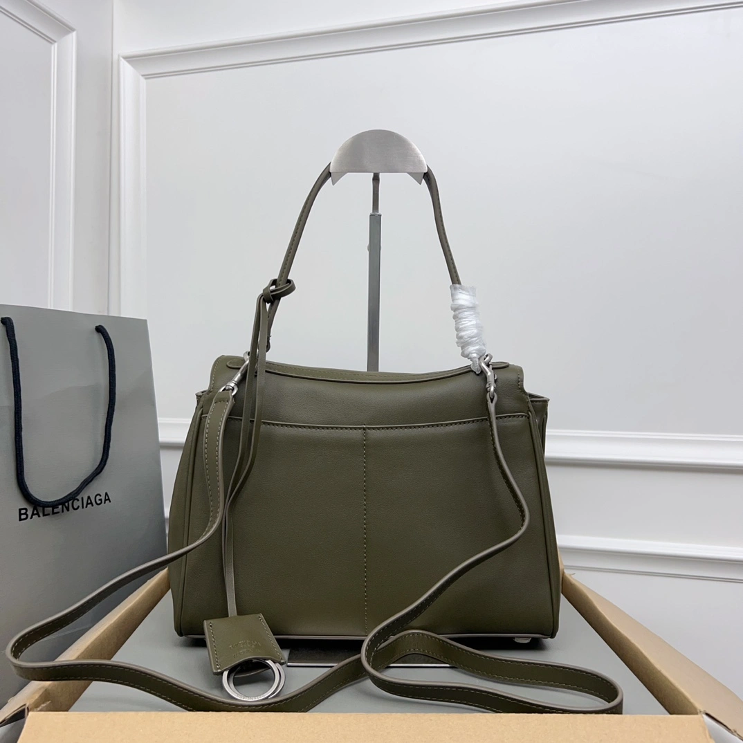 Inexpensive Balenciaga Rodeo Luxe Black Leather Tote - Sophisticated Style