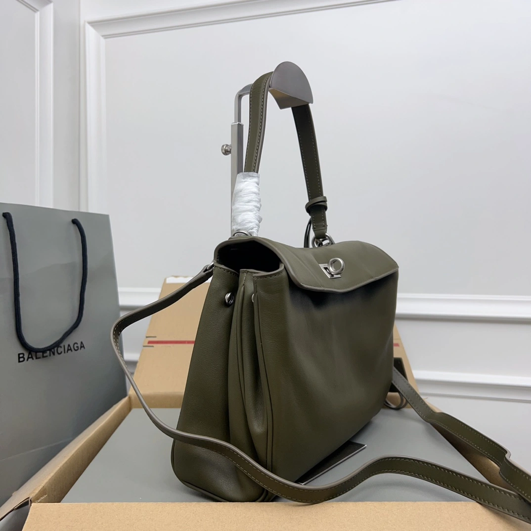 Inexpensive Balenciaga Rodeo Luxe Black Leather Tote - Sophisticated Style