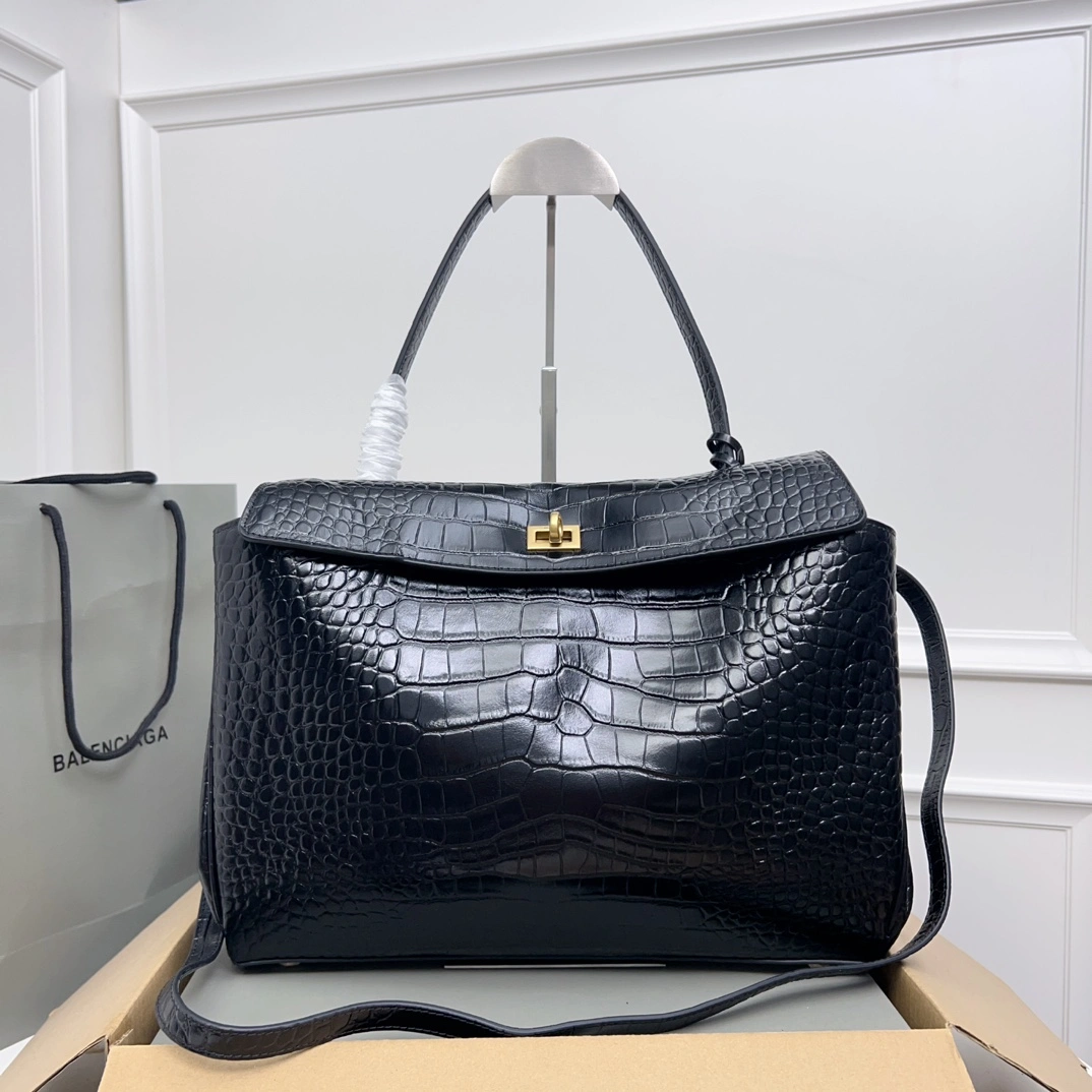 Balenciaga Rodeo Luxe Leather Tote - Sophisticated Style