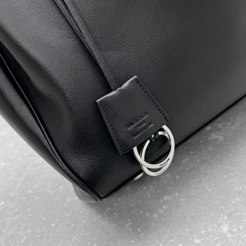 Indistinguishable Balenciaga Rodeo Luxe Open-Top Tote with Metal Turn-Lock