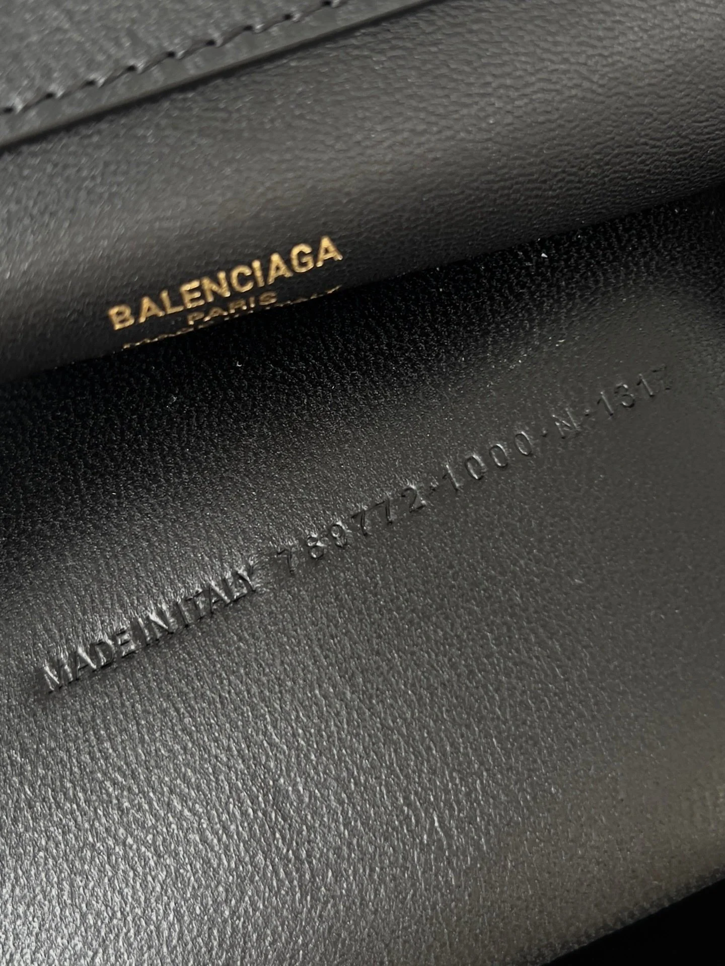 Real Balenciaga Rodeo Luxe Soft Calfskin Bag with Gold Buckle - Model 789772
