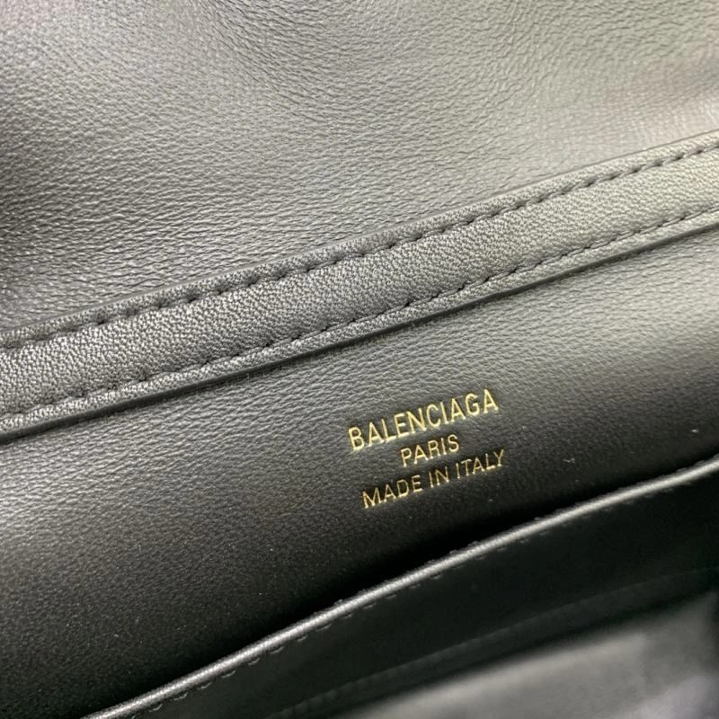 Mirror quality Balenciaga Rodeo Mini Black Leather Bag with Gold Buckle - Unisex Chic