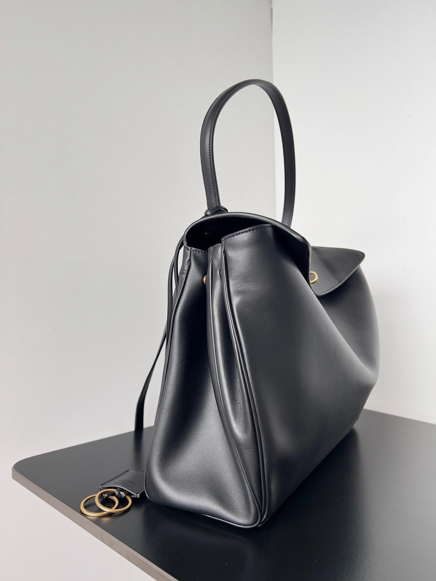 1:1 copy Balenciaga Rodeo Soft Luxe Oversized Bag - Black Gold Edition