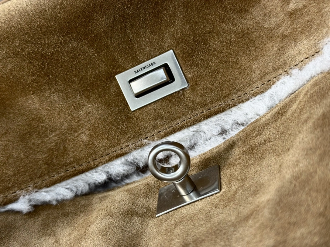 Mirror quality Balenciaga Rodeo Suede Handbag - Autumn Winter Chic 2024