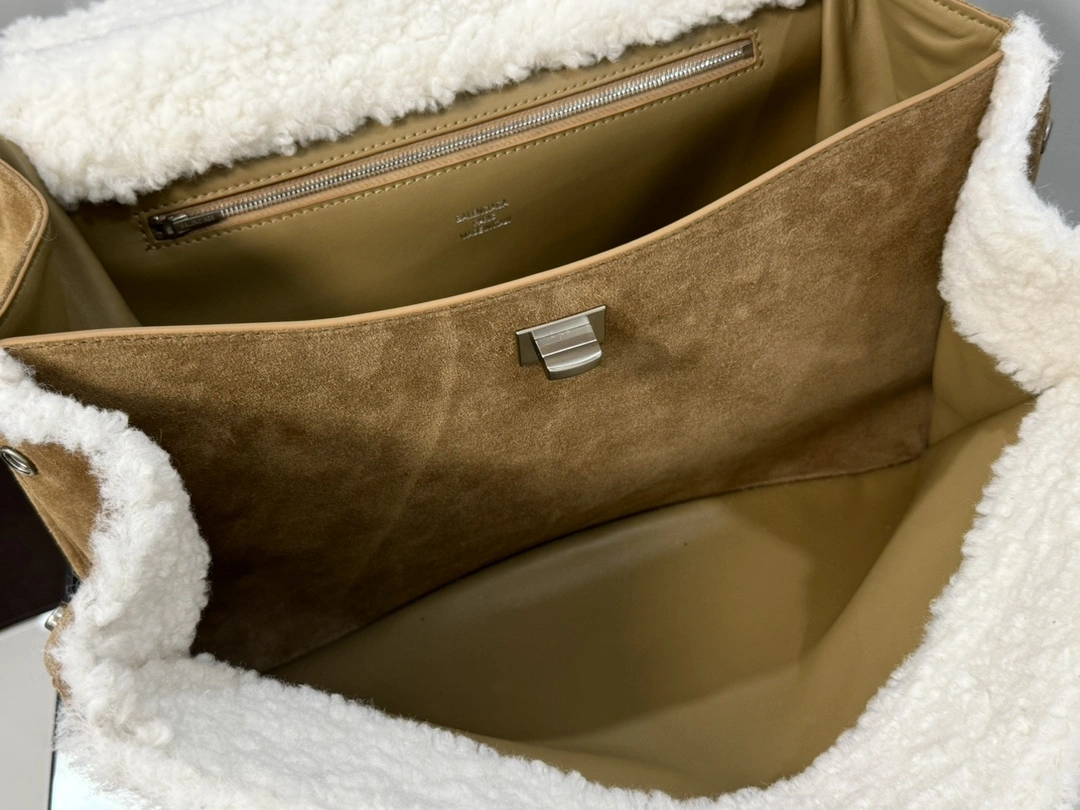 Mirror quality Balenciaga Rodeo Suede Handbag - Autumn Winter Chic 2024