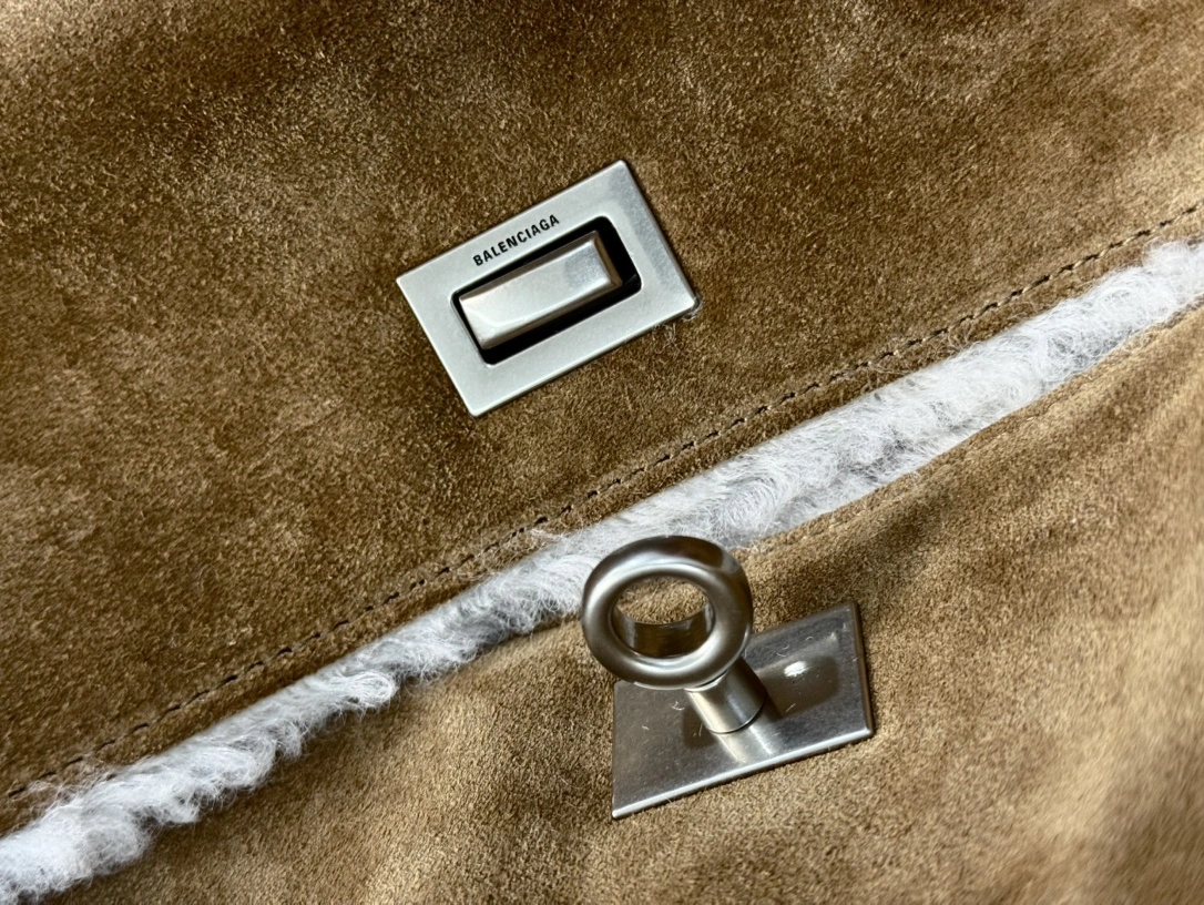 Mirror quality Balenciaga Rodeo Suede Handbag - Autumn Winter Chic 2024