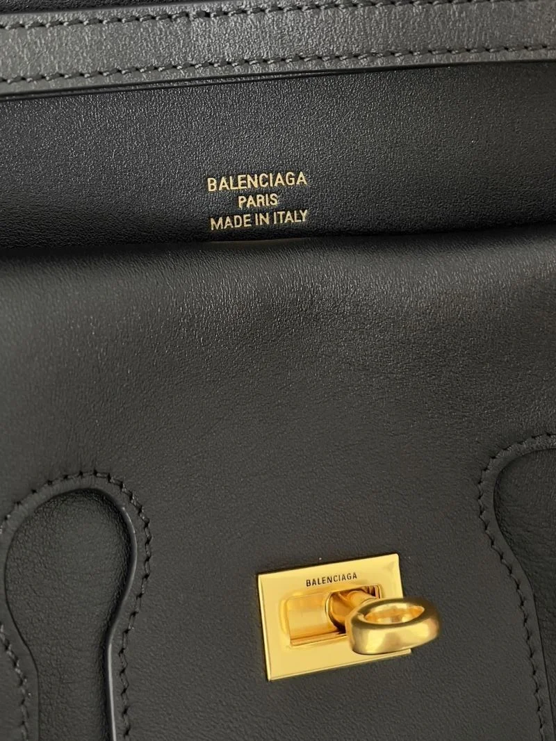 1:1 copy Balenciaga Shark-Tastic Curved Bowling Bag with Double Handle Design