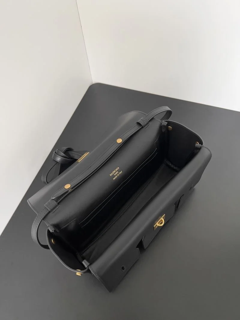 1:1 copy Balenciaga Shark-Tastic Curved Bowling Bag with Double Handle Design
