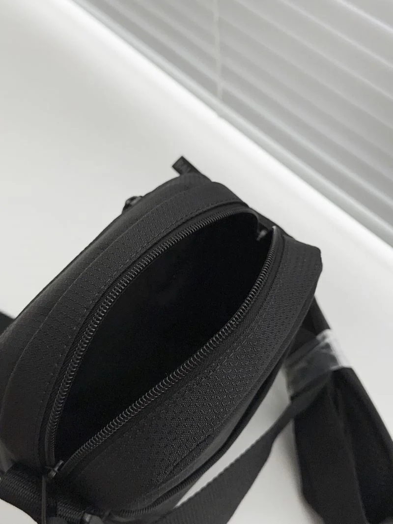 Budget-friendly Balenciaga Small Checked Nylon Crossbody Bag with Flap