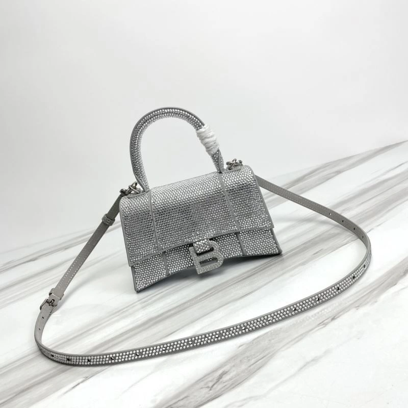 Balenciaga Small Hourglass Bag - Curved Cowhide Design