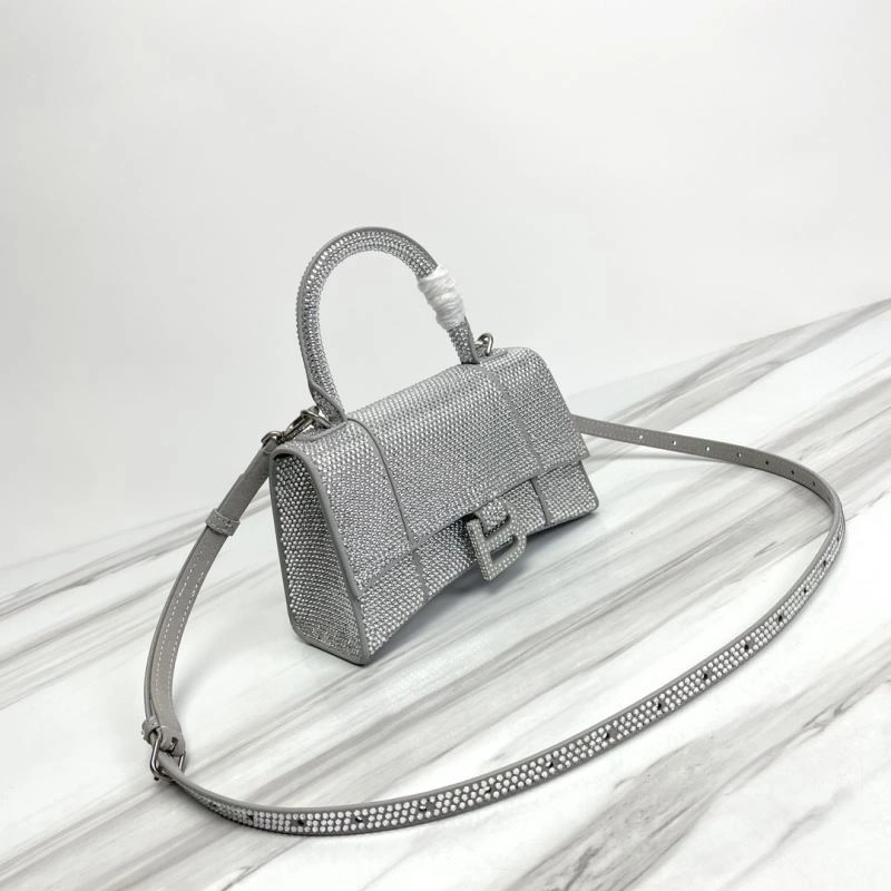 Inexpensive Balenciaga Small Hourglass Bag - Curved Cowhide Design