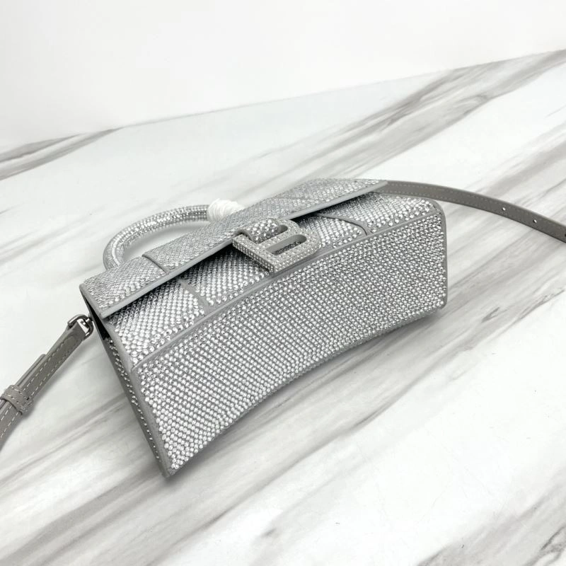 Inexpensive Balenciaga Small Hourglass Bag - Curved Cowhide Design