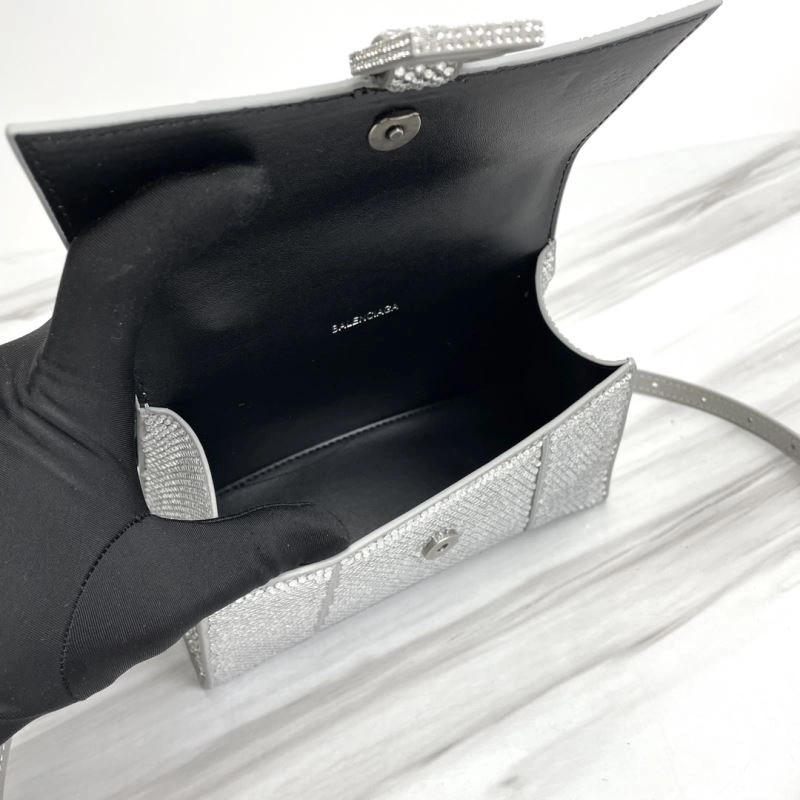 Inexpensive Balenciaga Small Hourglass Bag - Curved Cowhide Design