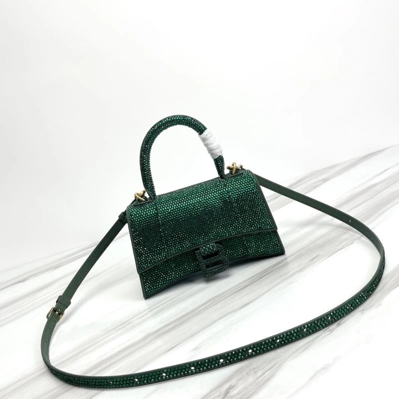 Balenciaga Small Hourglass Bag - Iconic Curved Design in Cowhide