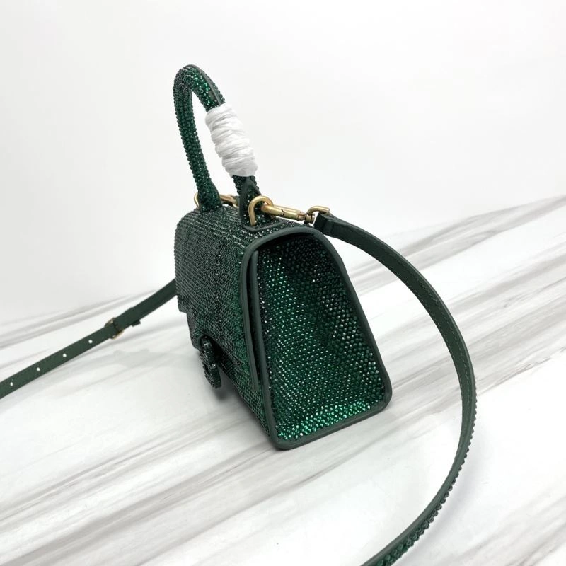 Precise copy Balenciaga Small Hourglass Bag - Iconic Curved Design in Cowhide