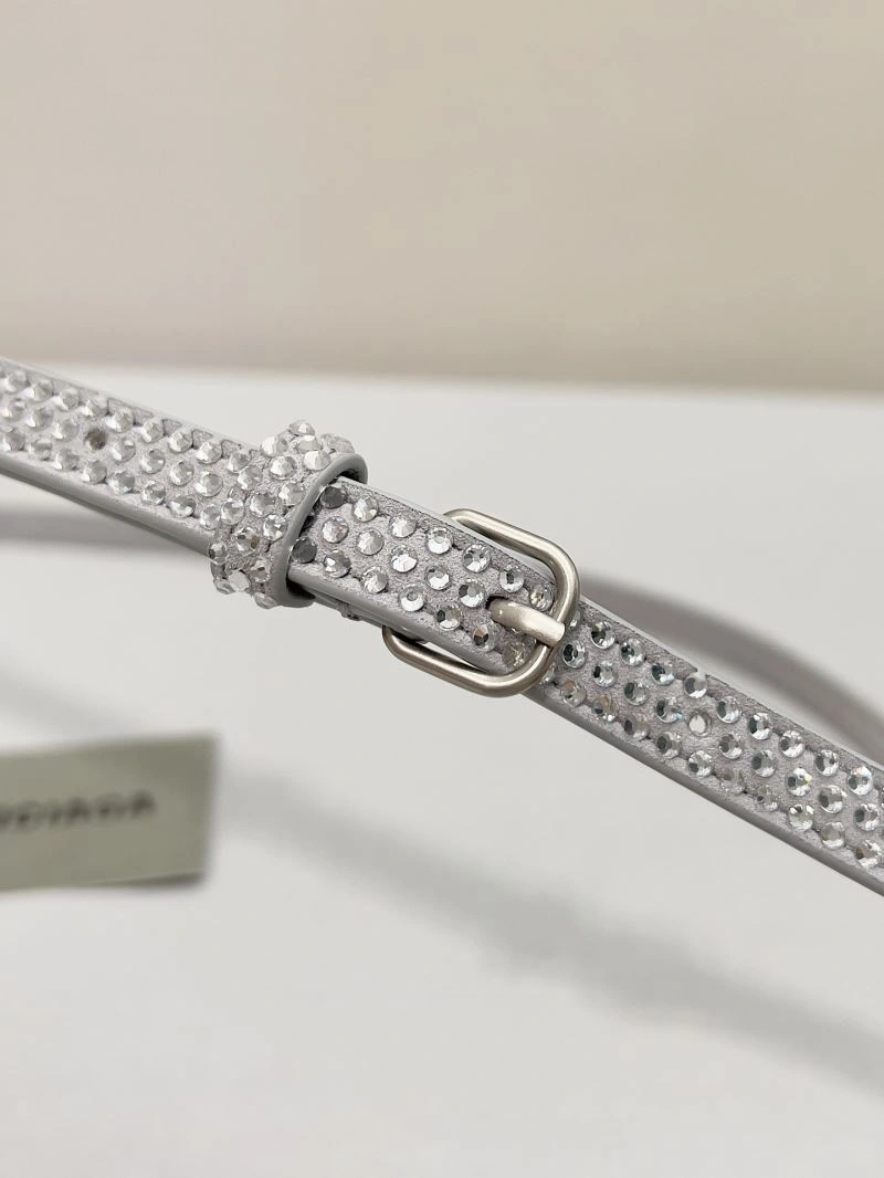 Exact replica Balenciaga Sparkling Diamond-Encrusted Hourglass Handbag