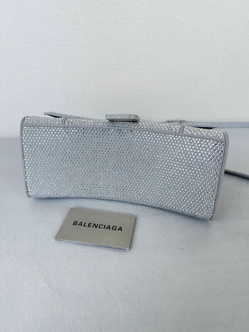 Affordable Balenciaga Sparkling Diamond Hourglass Bag - Shimmering Elegance