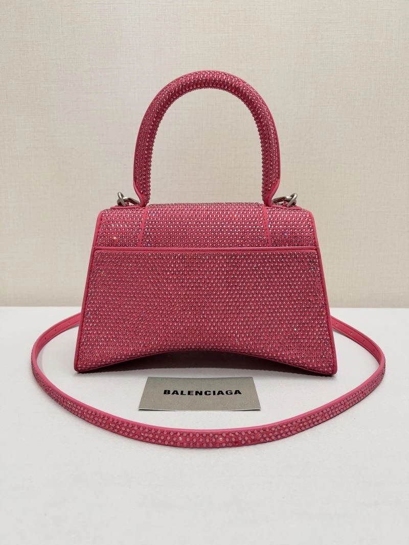 High fidelity Balenciaga Sparkling Diamond Hourglass Handbag - Ultimate Elegance