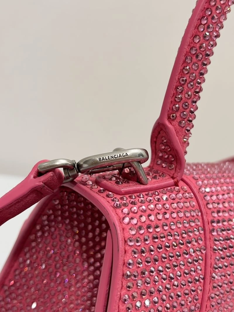 High fidelity Balenciaga Sparkling Diamond Hourglass Handbag - Ultimate Elegance
