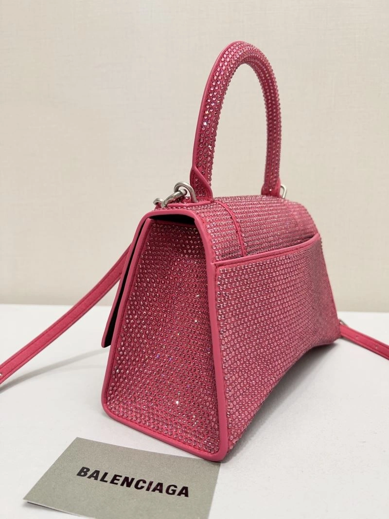 High fidelity Balenciaga Sparkling Diamond Hourglass Handbag - Ultimate Elegance