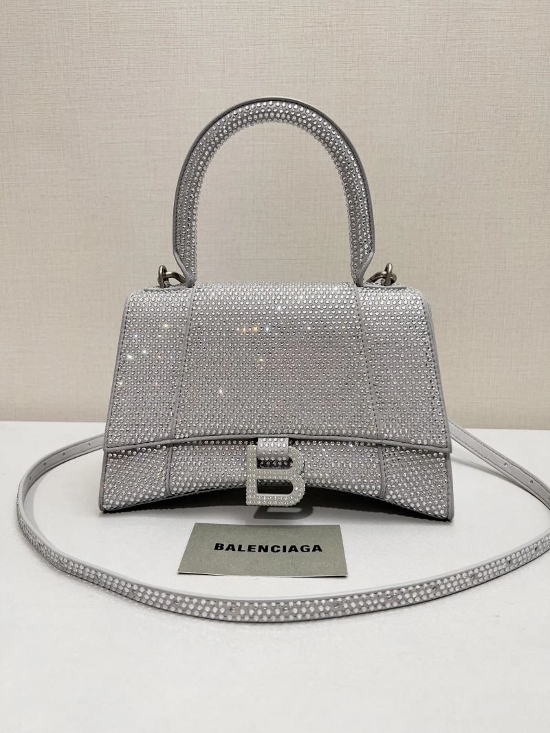 Balenciaga Sparkling Hourglass Diamond Bag - Dazzling Elegance