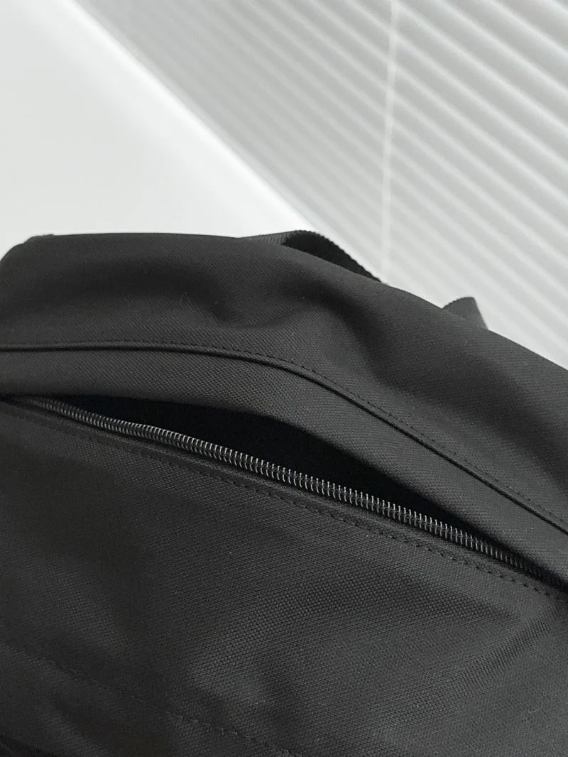 Official Balenciaga Sponsor Black Nylon Art Print Backpack