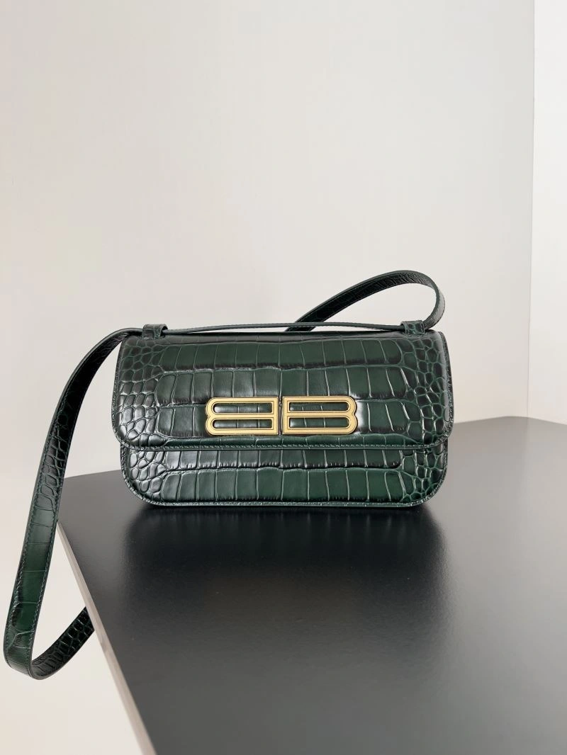 Balenciaga Spring 2022 Gossip Crossbody Bag with Double B Logo