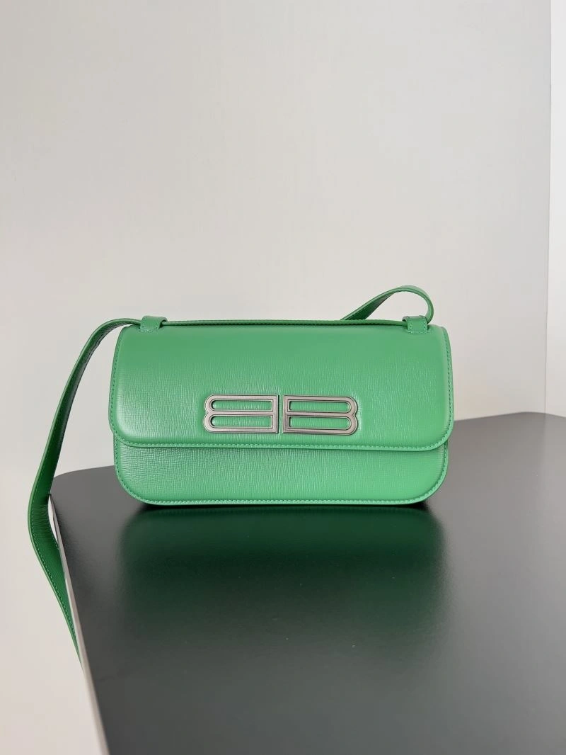 Balenciaga Spring 2022 Gossip Embossed Leather Shoulder Bag