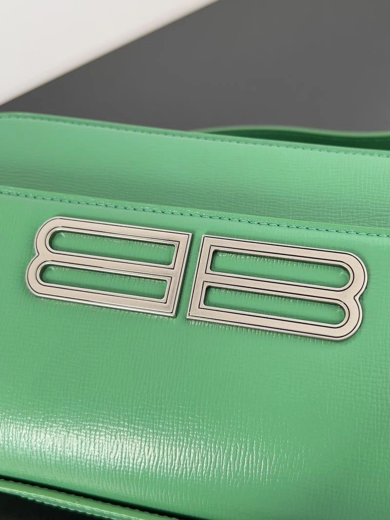 Official Balenciaga Spring 2022 Gossip Embossed Leather Shoulder Bag