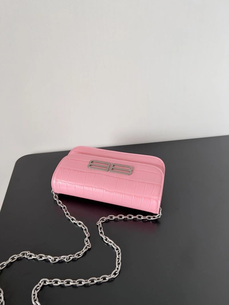 Economical Balenciaga Spring 2022 Unisex Gossip Bag with Double B Logo