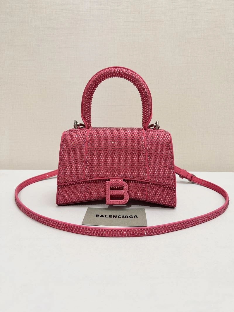 Balenciaga Starlit Hourglass Diamond Clutch Bag - Dazzling Elegance