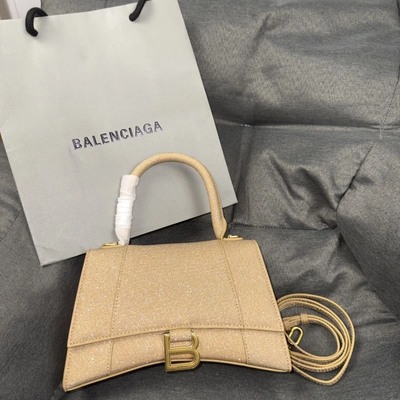 Balenciaga Starry Gold Hourglass Bag - Chic Semi-Moon Design