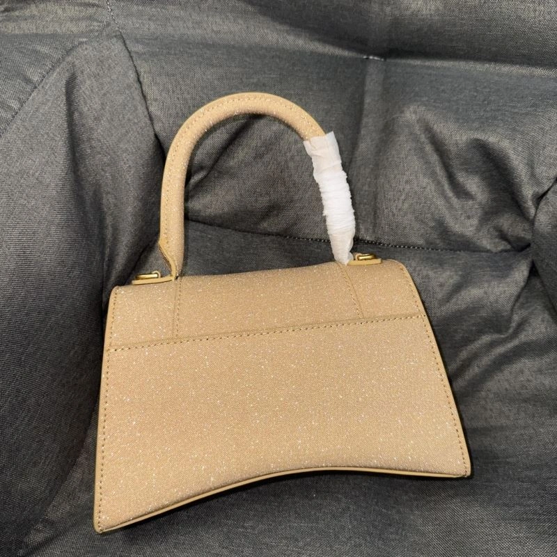 Top mirror Balenciaga Starry Gold Hourglass Bag - Chic Semi-Moon Design