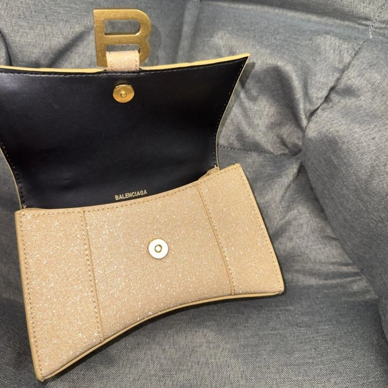 Authentic Balenciaga Starry Gold XS Shiny Hourglass Bag - Trendy Chic