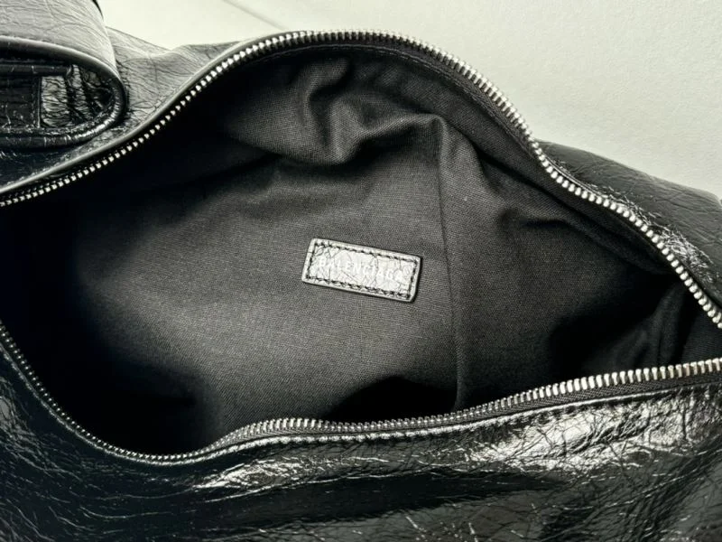 Original Balenciaga Superbusy Vintage Lambskin Motorcycle Tote Bag