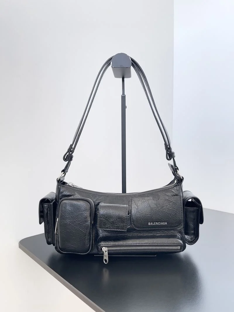 Balenciaga Superbusy Vintage Lambskin Shoulder Bag
