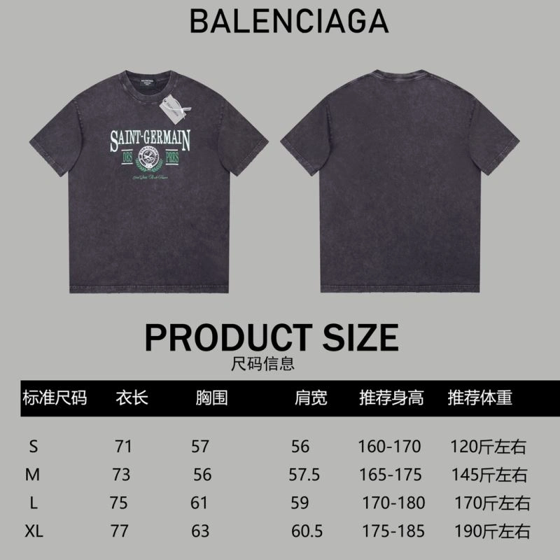 1:1 copy Balenciaga T-Shirts