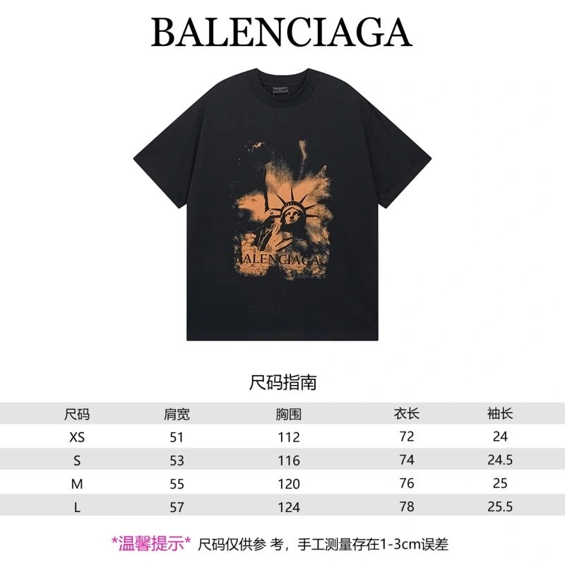 Accurate model Balenciaga T-Shirts