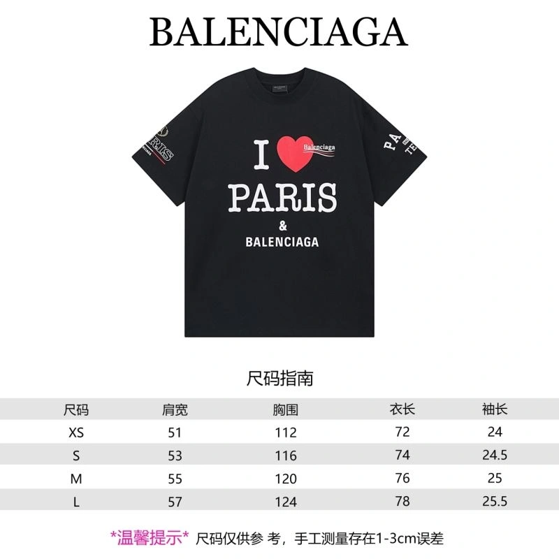Accurate model Balenciaga T-Shirts