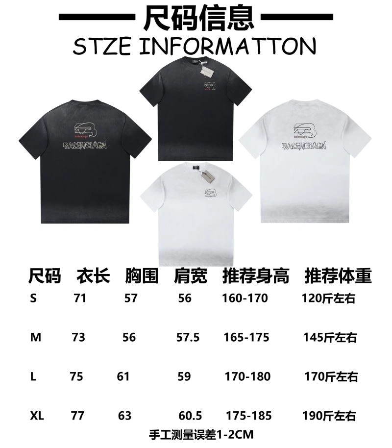 Precise copy Balenciaga T-Shirts