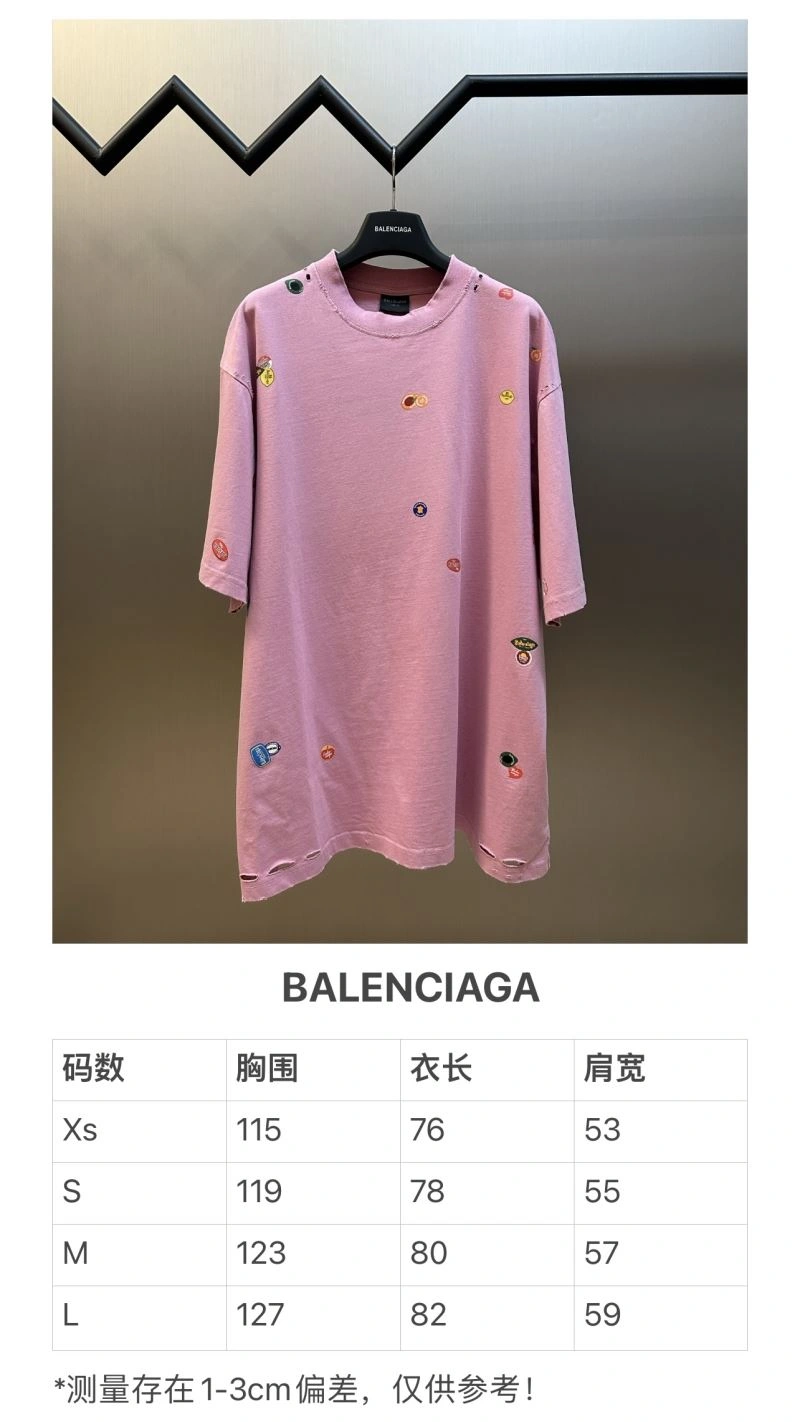 Precise copy Balenciaga T-Shirts
