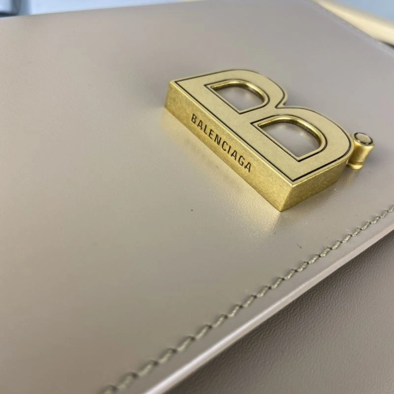 Precise copy Balenciaga Third-Gen Big B Tofu Bag in Milk Tea Elegance