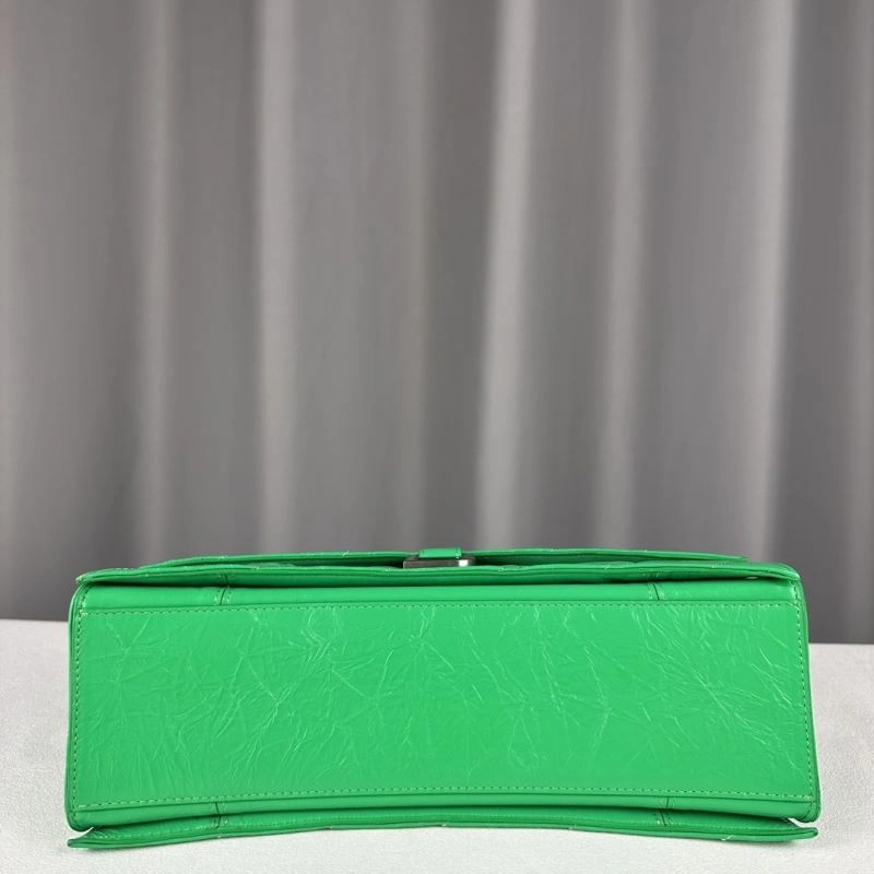 High accuracy Balenciaga Timeless Arc Crush Chain Bag - Medium Green Sand Clock Design