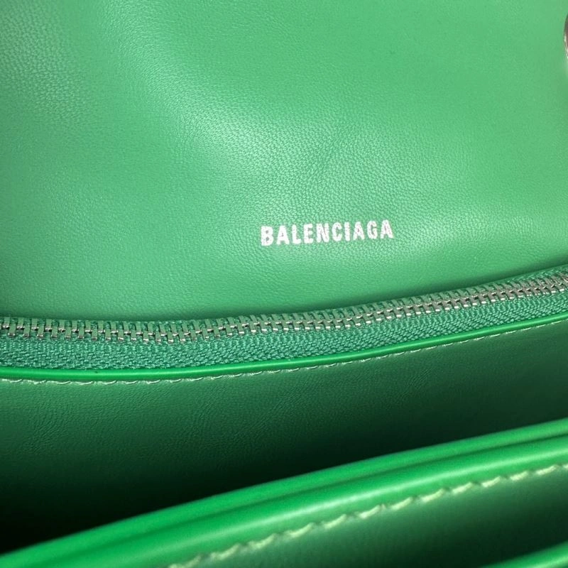 High accuracy Balenciaga Timeless Arc Crush Chain Bag - Medium Green Sand Clock Design