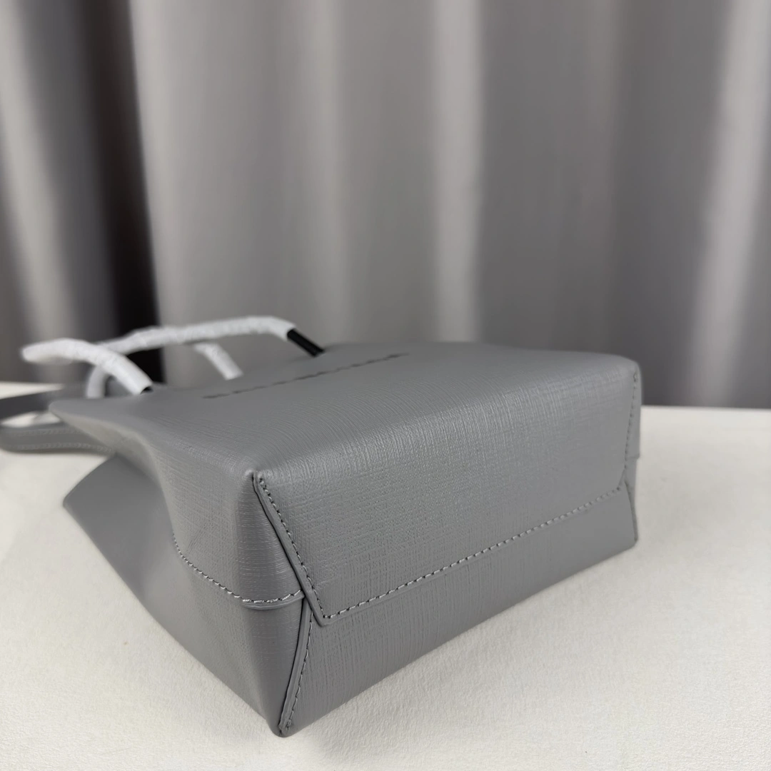 1:1 copy Balenciaga Toothpick Calfskin Square Shopping Bag with Nappa Handles