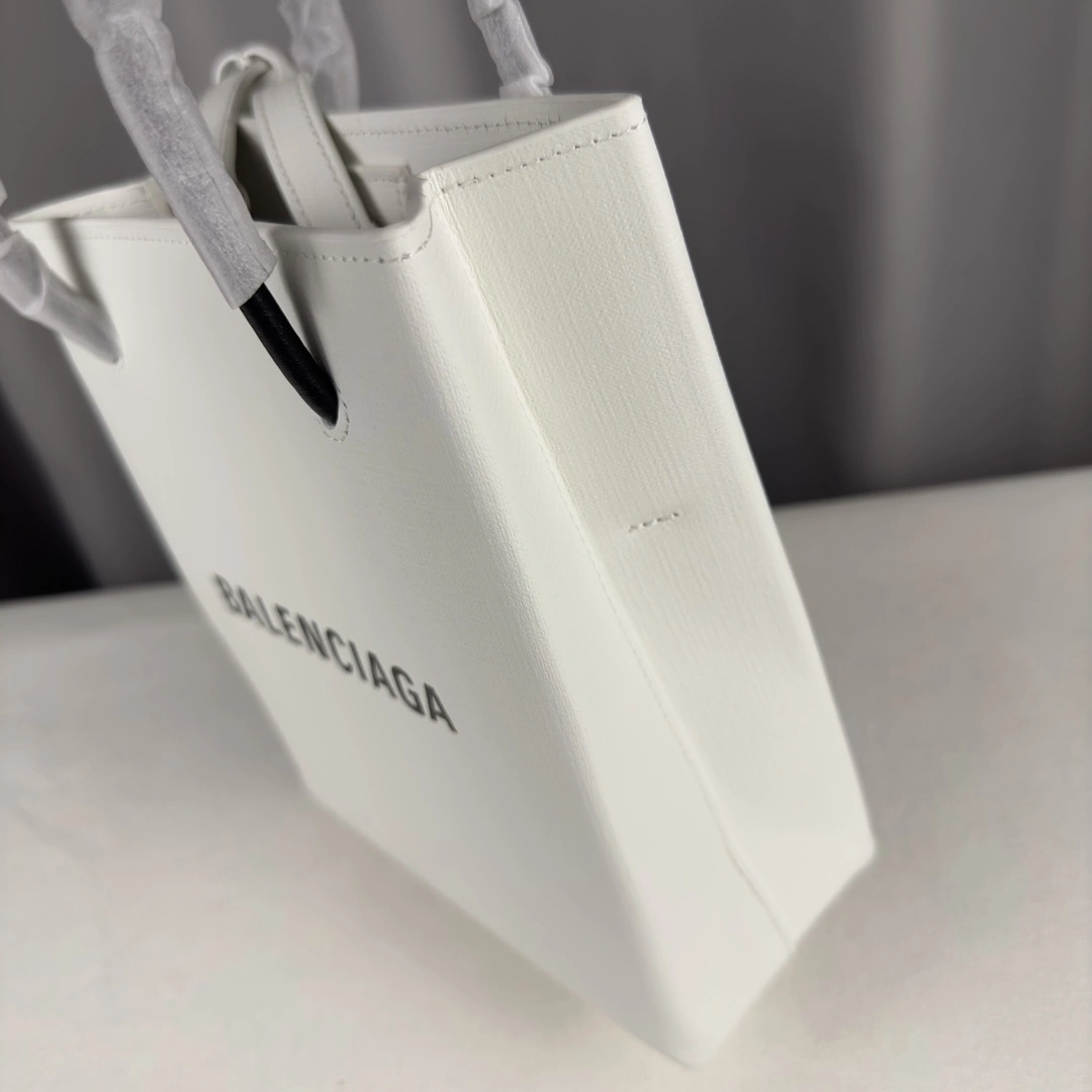 Perfect replica Balenciaga Toothpick-Patterned Calfskin Square Bag with Straps