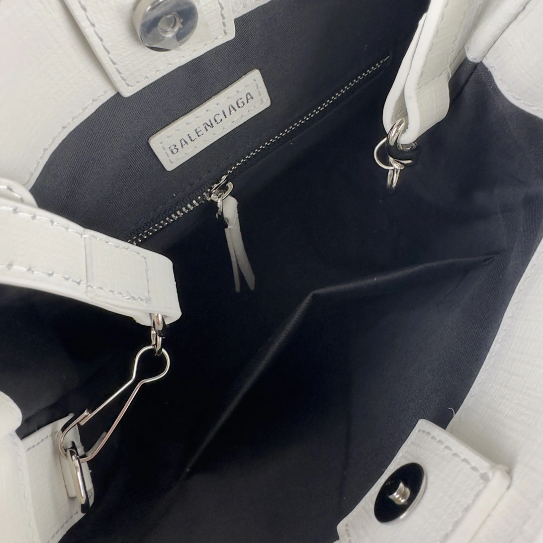 Perfect replica Balenciaga Toothpick-Patterned Calfskin Square Bag with Straps