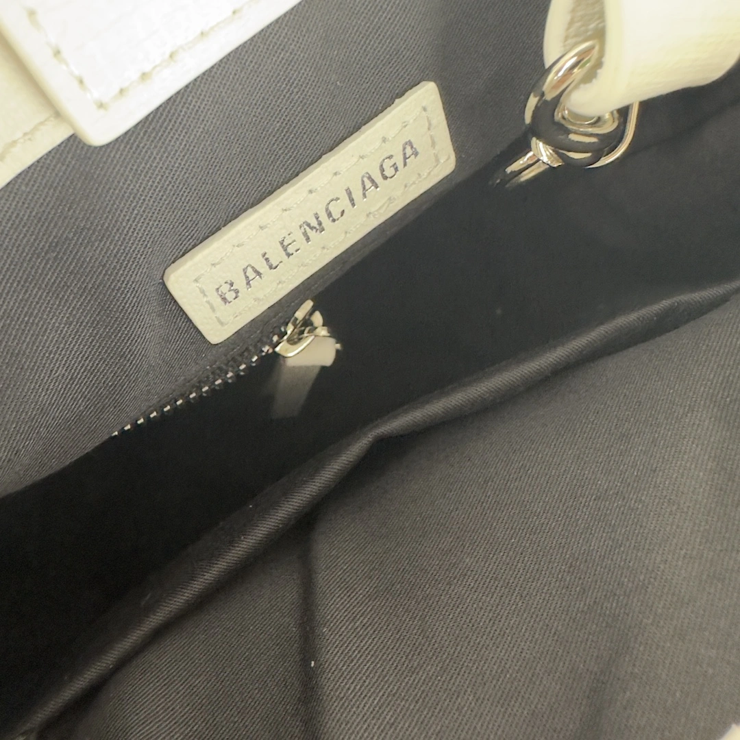 Perfect replica Balenciaga Toothpick-Patterned Calfskin Square Bag with Straps